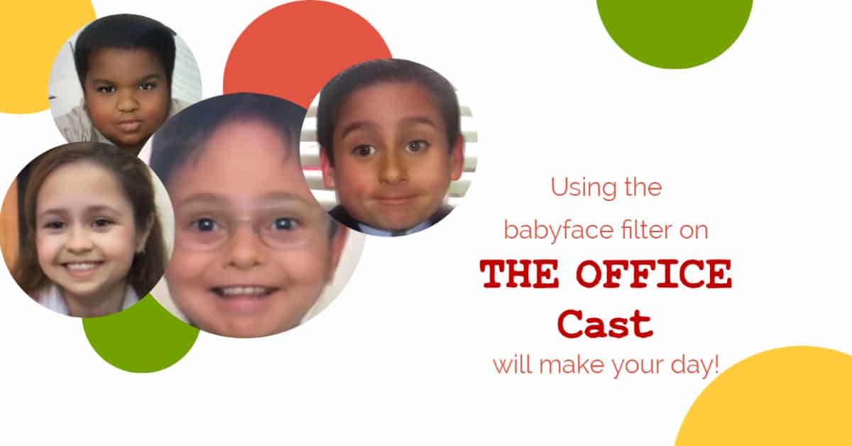 Baby Face Filter Used On Characters From 'The Office,' and The Results ...