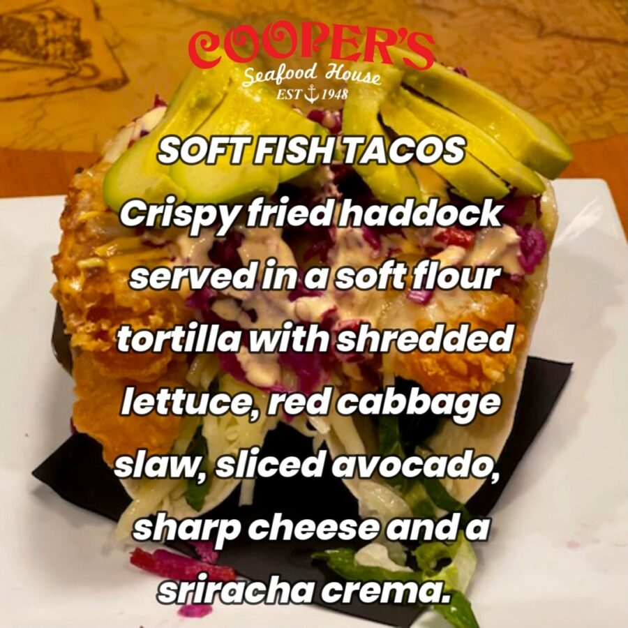 Have you tried our mouthwatering Soft Fish Tacos? ... - Coopers Seafood ...