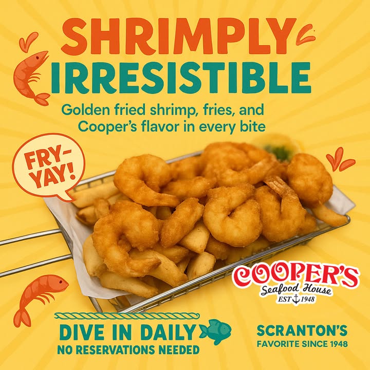 FRY-YAY IS HERE! Get your weekend started shrimp-tastic... - Coopers ...