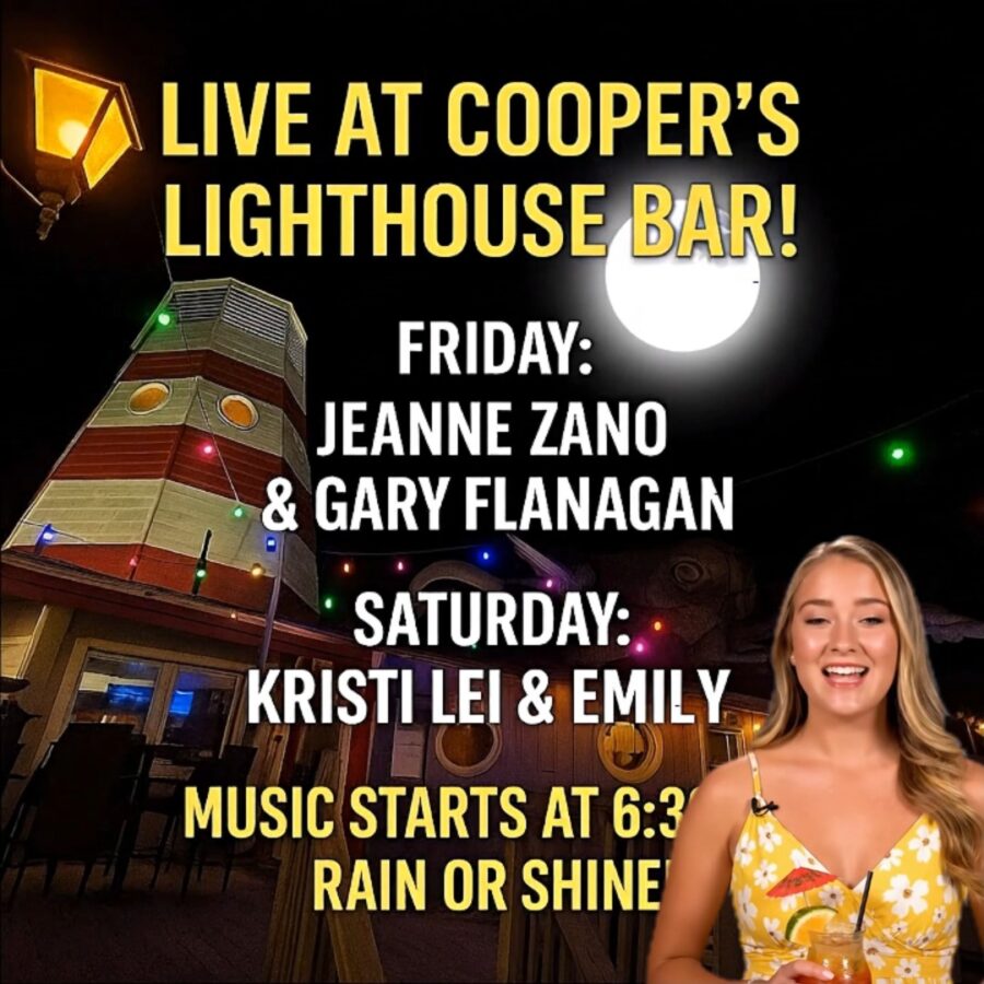 Weekend Vibes at Cooper’s Lighthouse! Join us under the... - Coopers ...