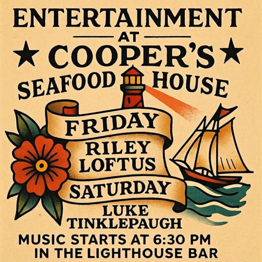 Live Music at the Lighthouse Bar! Kick back with a col... - Coopers ...