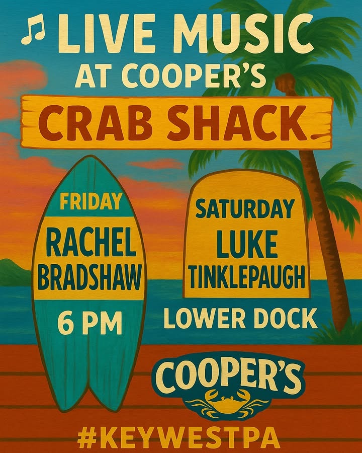 Live Music on the Lower Dock at Cooper’s Crab Shack! T... - Coopers ...