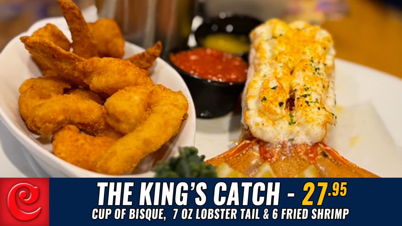 The King’s Catch Royal treatment with crab, lobster, & shrimp! – Just ...